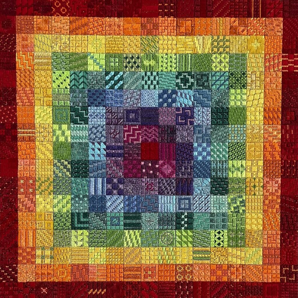 Rainbow Square – Needle Delights Originals